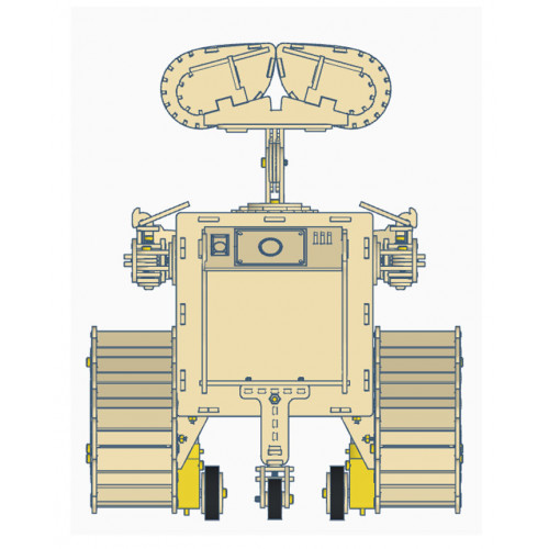 kit de robotica WALL-Y 28x21x40cm