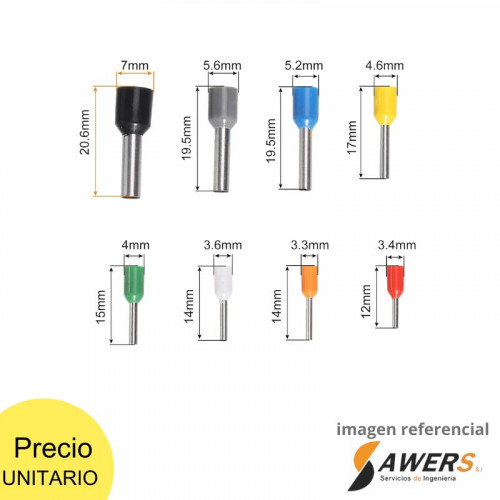 Kit de terminal de crimpado 400pcs